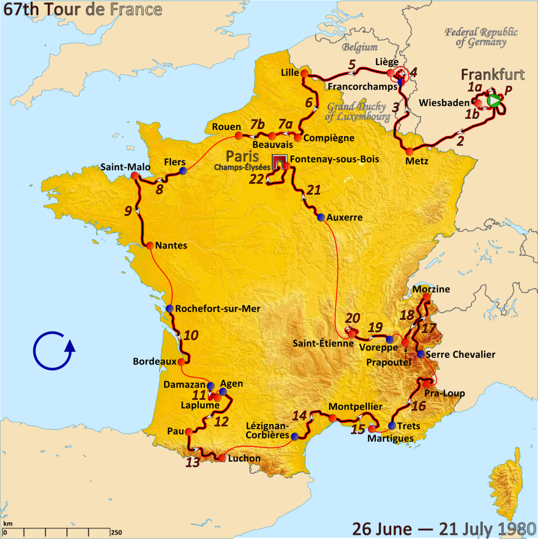 Tour de France 1980 – Cyclry